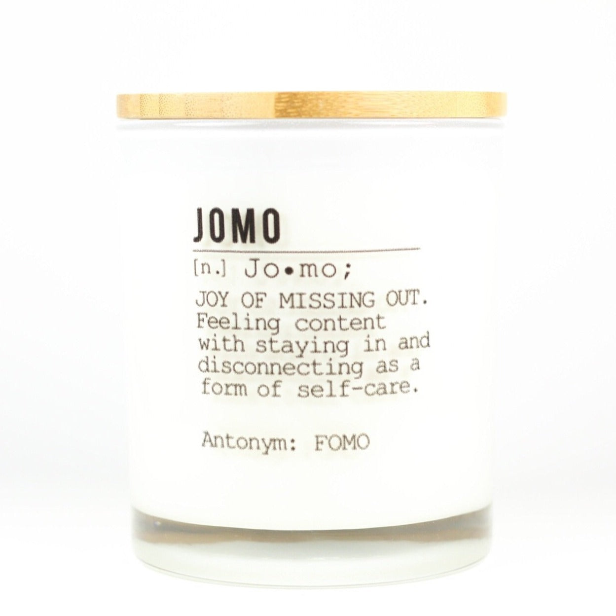 JOMO CANDLE – Unplug Soy Candles